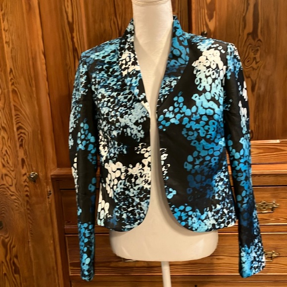 Kasper | Jackets & Coats | Kasper Blue Black Jacket 8 | Poshmark